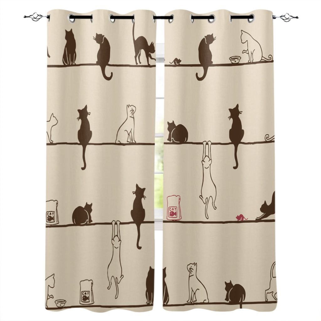 Rideau vie de chat • Moment Cocooning