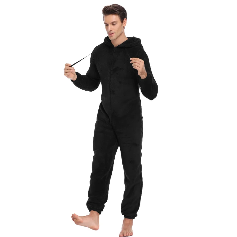 Pyjama à capuche pour hommes adultes • Moment Cocooning